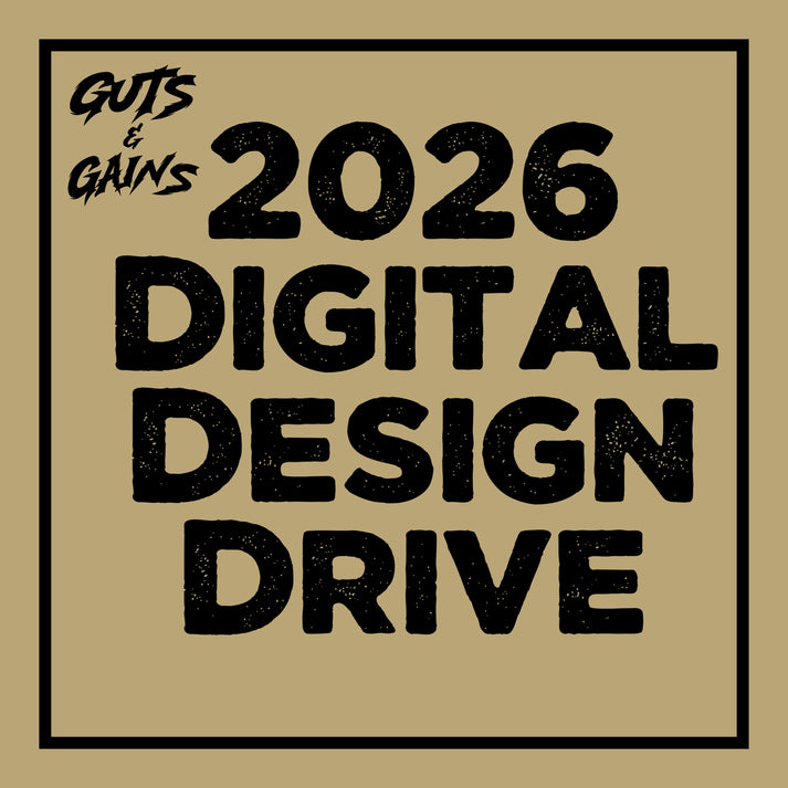 Guts & Gains 2026 Design Drive – Small Town Designs 740